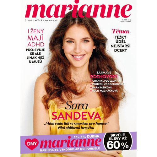 Jarní Dny Marianne 2025 se blíží: Dubnová Marianne se slevovými kupóny je právě v prodeji
